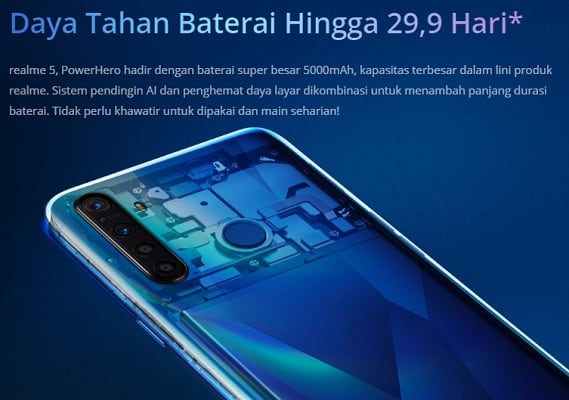 Harga HP Realme 5 Dan Realme 5 Pro Berikut Spesifikasi Terbaru, Simak ...