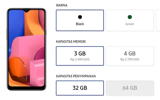 Harga Hp Samsung Galaxy A20s Dan Spesifikasi Terbaru, Harga Dibawah 3 ...