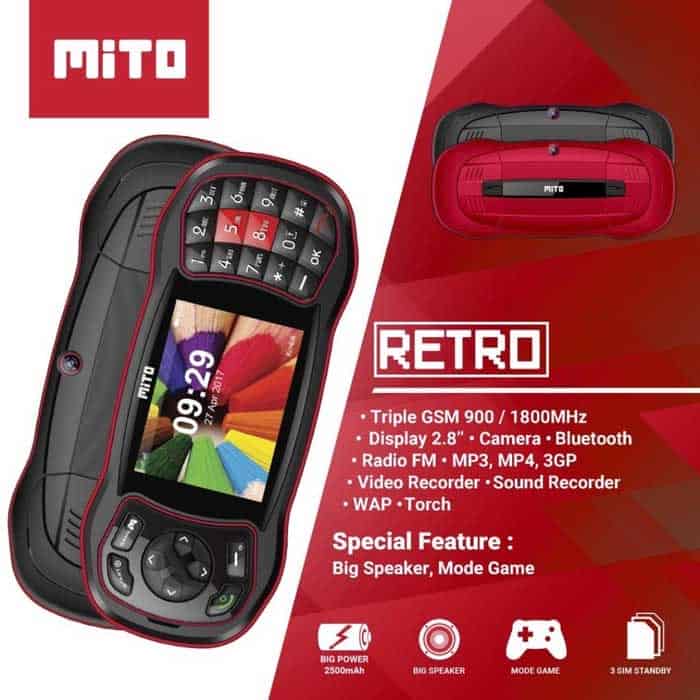 Hp Mito 850 Retro, Ini Smartphone Atau Alat Game? - ArenaPonsel.com